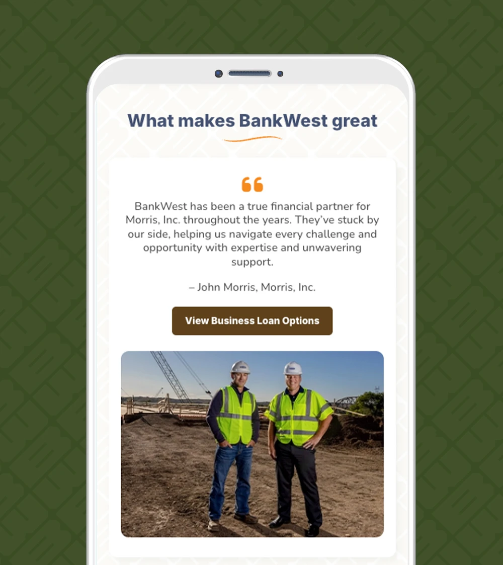 BankWest South Dakota | Bank Website Redesign Kentico | ZAG
