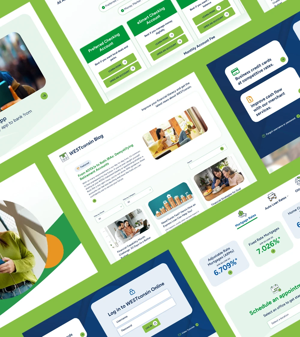 WESTconsin Credit Union | Custom Site Redesign | ZAG Interactive
