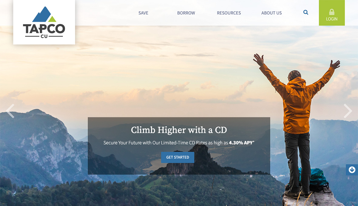 TAPCO CU | WA Credit Union Website Redesign | ZAG Interactive