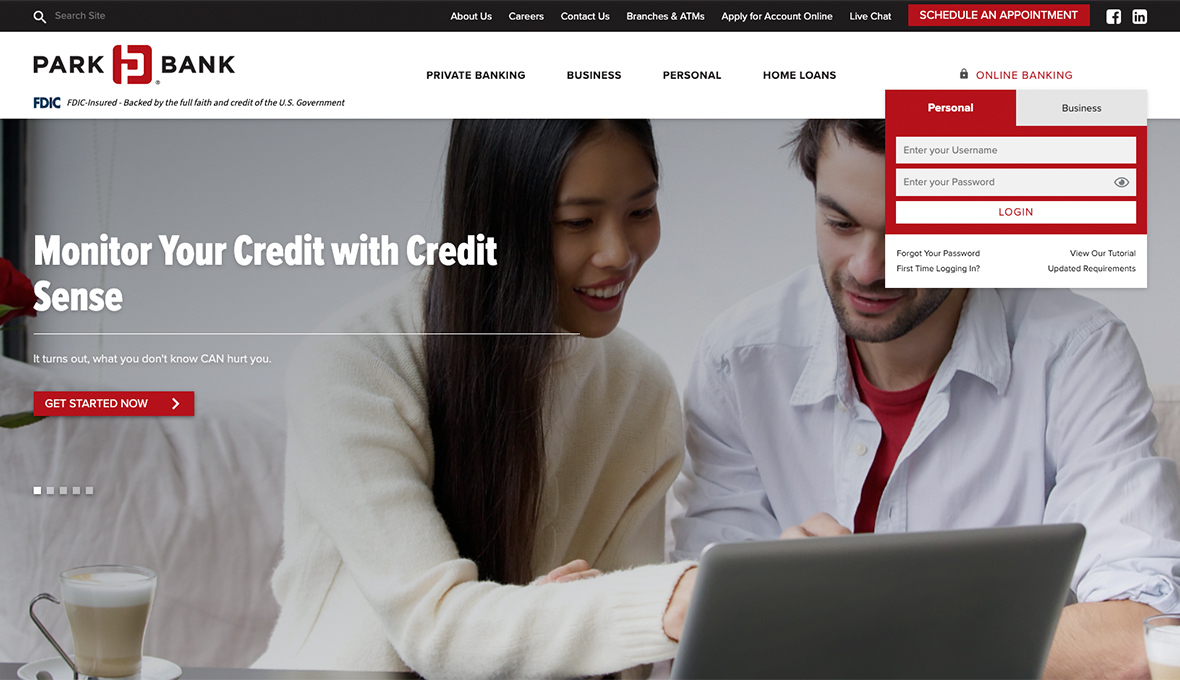 Park Bank | WI Bank Custom Website Redesign | ZAG Interactive